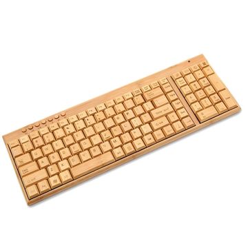 China Custom LOGO Bamboo Wooden Laptop Eco-friendly Wireless USB ...