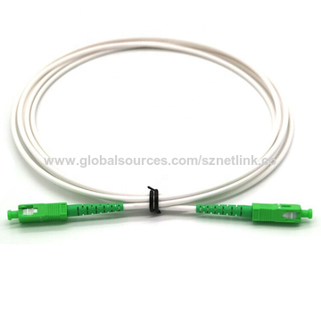 China SC/APC-SC/APC SX SM patch cord White on Global Sources,SC Type ...