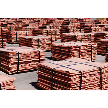 China China Wholesale 99.99% Purity Lme Copper Cathode/ Grade A copper ...