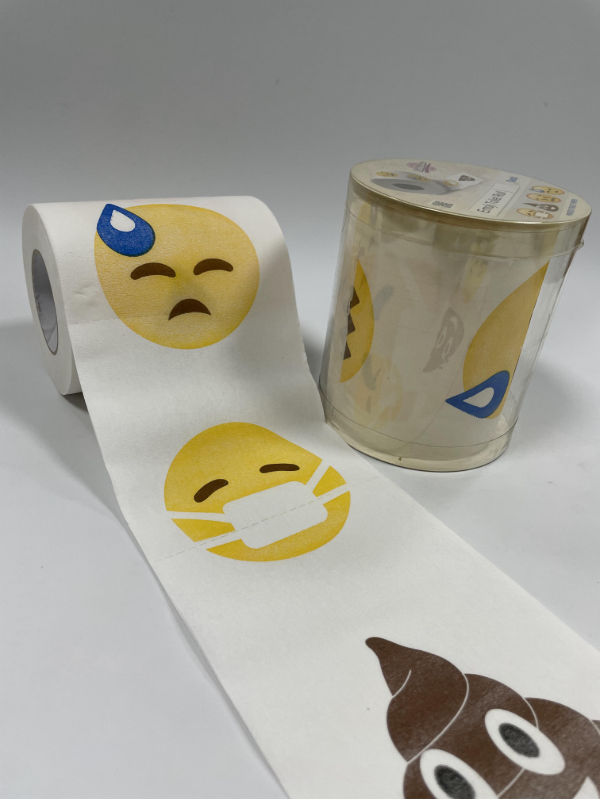 China Customized Printed Toilet Paper, 100% wood pulp, 3 ply 150 sheets ...