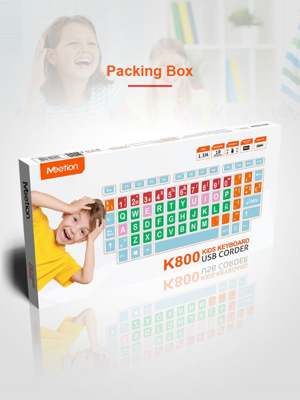 China Big keys computer keyboard colored keys kids Children Keyboard on ...