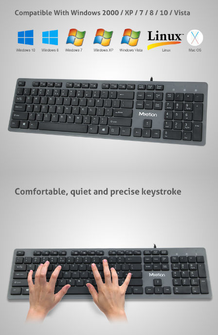 Best Cheap Wholesale Computer Normal Size USB Wired Ergonomic ...