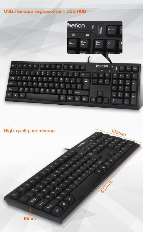 Meetion Creative Design Extra USB HUB Office Computer Laptop Waterproof ...