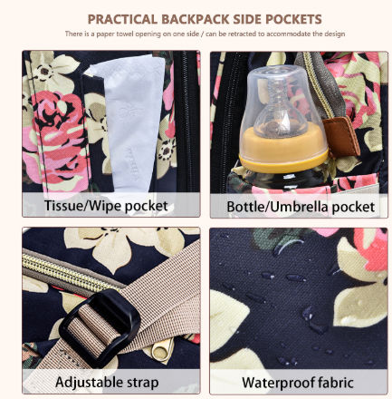 China Lokass diaper bed backpack bag diaper bed bag with crip with ...