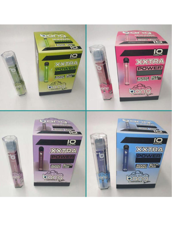 Bang XXL Disposable Vape Pen Device 2000 Puffs 800mAh Battery 6ml Pods ...