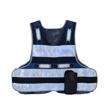 China Factory Customized Selling LED Safety Reflective Vest Police ...