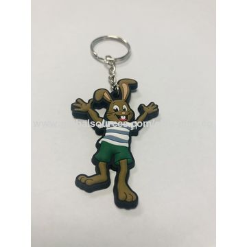 China Custom 3D soft PVC Rubber Plastic Keychain, promotional gift ...