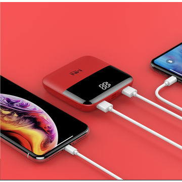 China 2021 Compact Mini Power Bank Portable Mobile Charger Digital ...