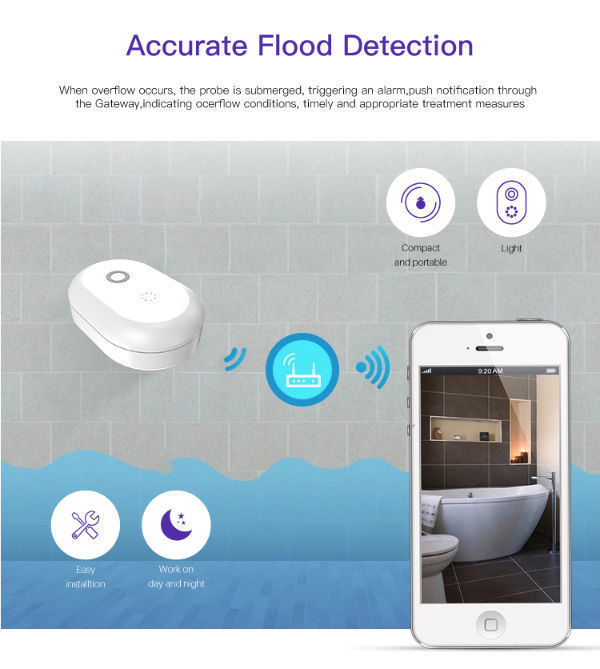 Water Sensor helps you monitor for water leaks and floods ...