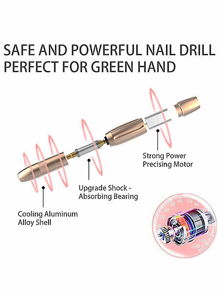 OEM Upgraded Professional Finger Toe Nail Care Electric Nail Polishing ...