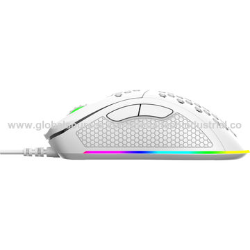 China Light Weight RGB Gaming Mouse With Holes Ergonomic Design Hole ...
