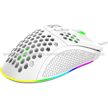 China Light Weight RGB Gaming Mouse With Holes Ergonomic Design Hole ...