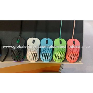 China Light Weight RGB Gaming Mouse With Holes Ergonomic Design Hole ...