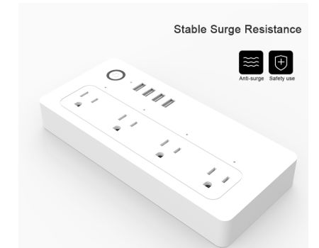 LARKKEY Tuya Smart Home Smart WIFI Extension 15A Socket Hub Wifi Tuya ...