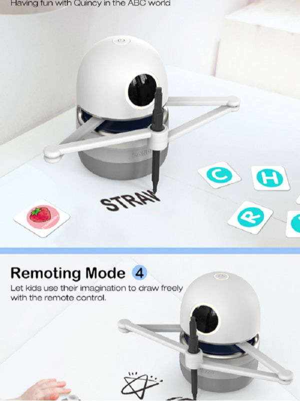 China Quincy 1s Educational Robot Toy Early Learning Toys Kids Drawing ...