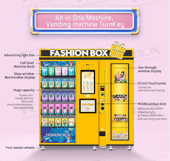 China TCN Attractive Design Convenience Store Happy Box Vending Machine ...