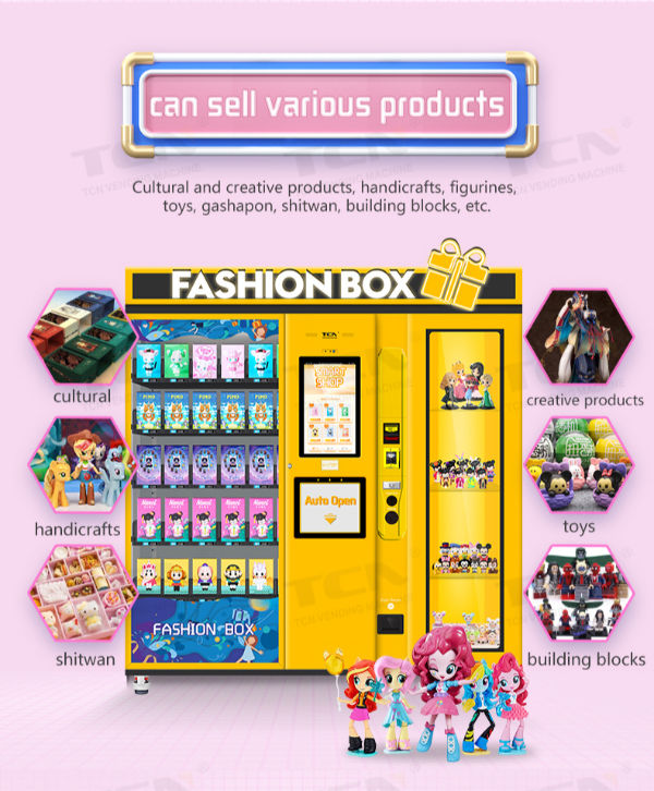 China TCN Attractive Design Convenience Store Happy Box Vending Machine ...