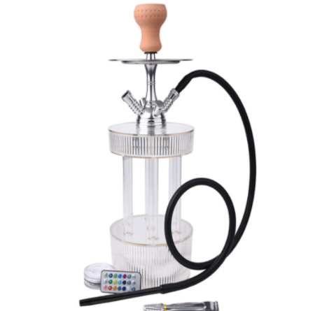 China Wholesale Acrylic Square Shisha Hookah Book With Led Light ...