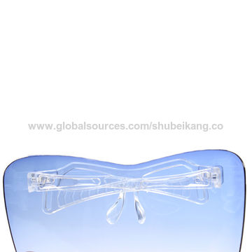 China Transparent Labor Protection Glasses Laboratory Face Shield For ...