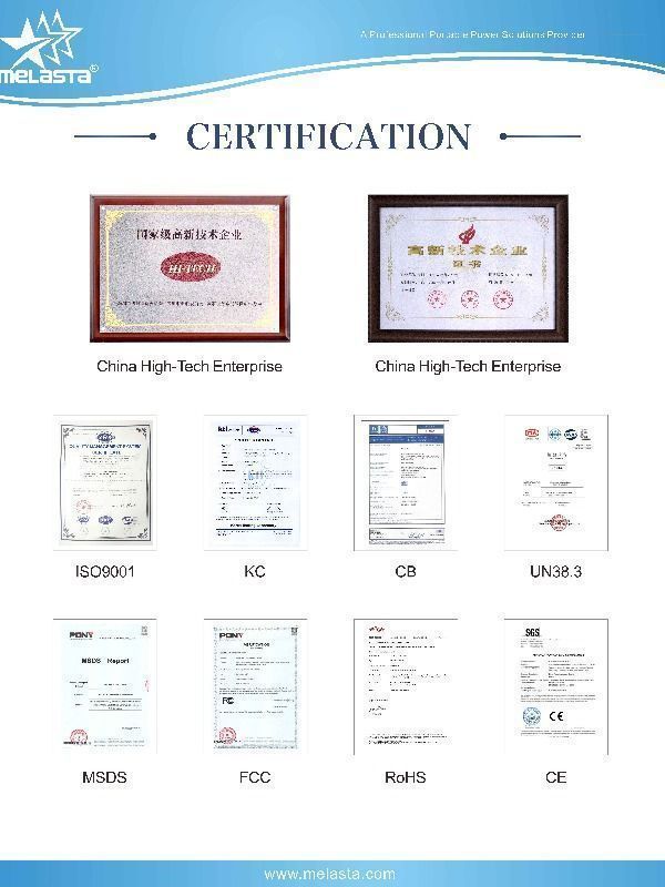 Melasta Lithium Iron Phosphate LiFePO4 Battery IFR 22650 3.2V For ...