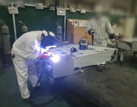 Steel bracket welding service,Q345B, customized weldments,crusher parts ...