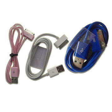 China USB to 30-pin Connector Cable, Black or White on Global Sources ...