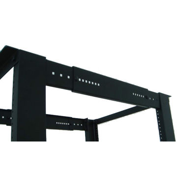China Network steel open frame server rack 4-post and depth adjustable ...