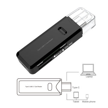 China 2 in 1 High speed USB3.0 Type-C Card reader for Apple MacBook Pro ...