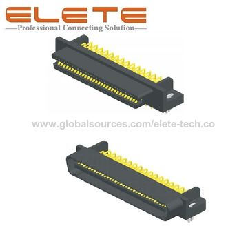 China Right Angle 100-pin SCSI Connector to SATA Cable, 0.05"1.27mm*2 ...