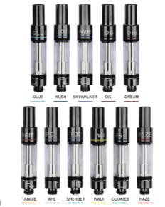 China ROVE Cartridge With Packaging 11 Flavours 0.8ml CBD Cartridge THC ...