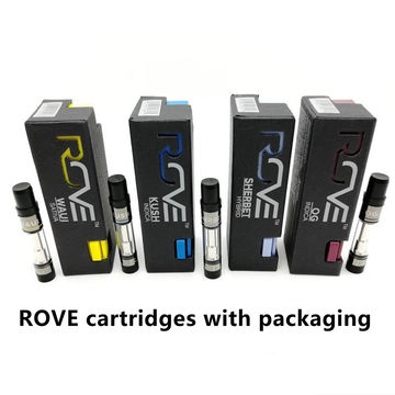 China ROVE Cartridge With Packaging 11 Flavours 0.8ml CBD Cartridge THC ...