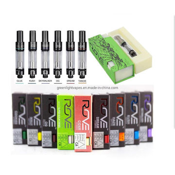 China ROVE Cartridge With Packaging 11 Flavours 0.8ml CBD Cartridge THC ...