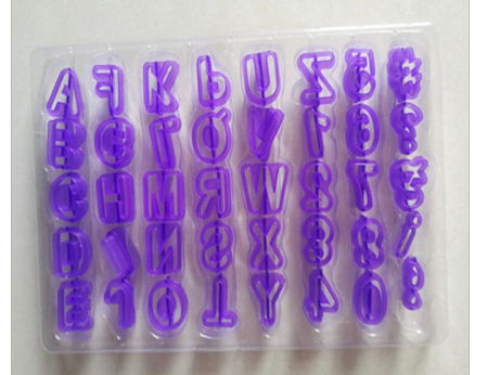 China Alphanumeric Cutters Silicone Baking Mold Cake Decorating Tools ...