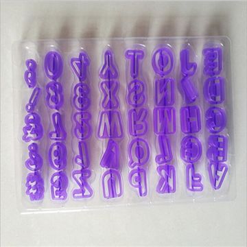 China Alphanumeric Cutters Silicone Baking Mold Cake Decorating Tools ...