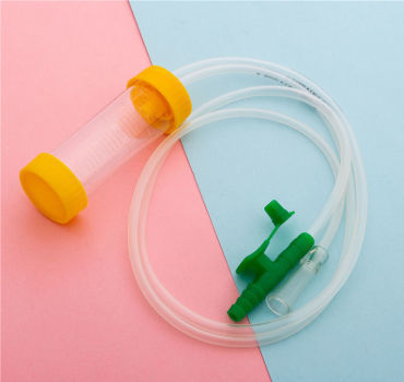 CE approved disposable surgical enclosed sputum suction tube ...