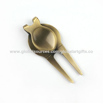 China Custom golf divot tools in bronze,zinc alloy divot tool, Metal ...