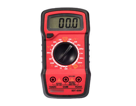 Manual Range Digital MultiMeter and 2000 Counts LCD Display Test DC/AC ...