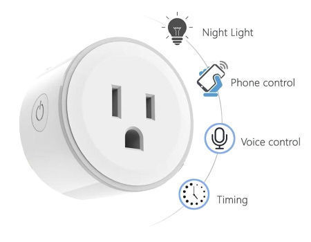 China Smart New WiFi Smart socket Mini Wireless Smart Outlet Socket ...