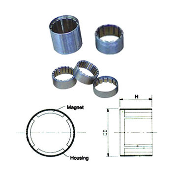 China Magnetic Motor Parts glued permanent magnets and metal body ...