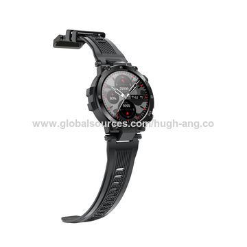 China 1.3 inch full touch round screen sport style smart watch with ...