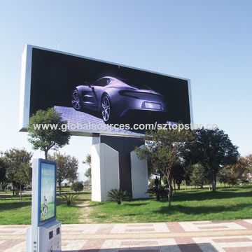 China Cost-effective P10 outdoor curved LED screen video wall, P10 LED ...