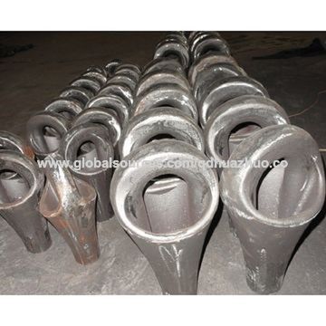 China Pear shape wire rope socket , casted type , color painted or ...