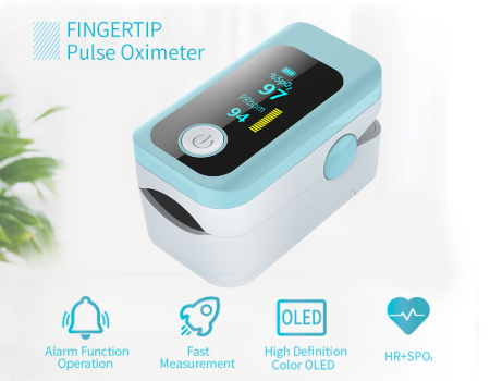 Digital finger tip heart rate blood oxygen wearable wrist pulse ...