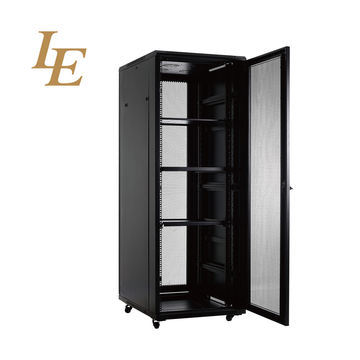 China LE NC Server Cabinet Manufacturer 19" High Ventilation Efficiency ...