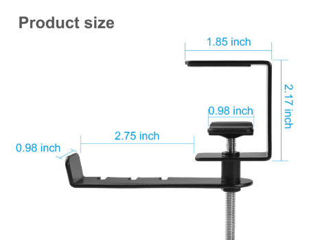 China 360-degree rotatable multifunctional table bottom headset ...