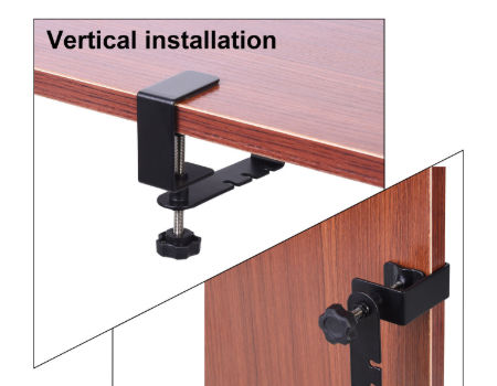 China 360-degree rotatable multifunctional table bottom headset ...