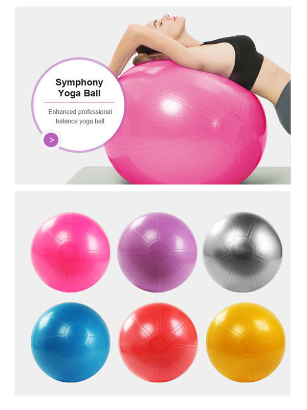 China Yoga Ball Non-toxic Big Plastic Fitness Exercise Inflation With ...