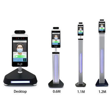 China Body temperature scanner face recognition biometric time ...