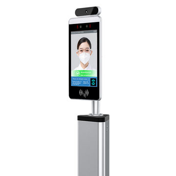 China Body temperature scanner face recognition biometric time ...