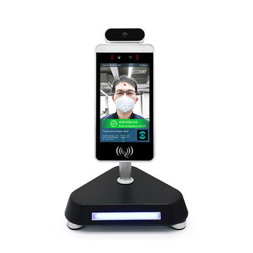 China Body temperature scanner face recognition biometric time ...